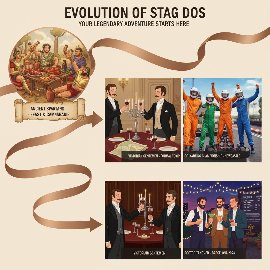The History of Stag Dos Ancient Tradition to Modern Madness